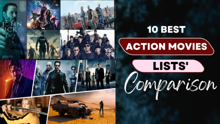 A Comparison of Top10 best action movies lists