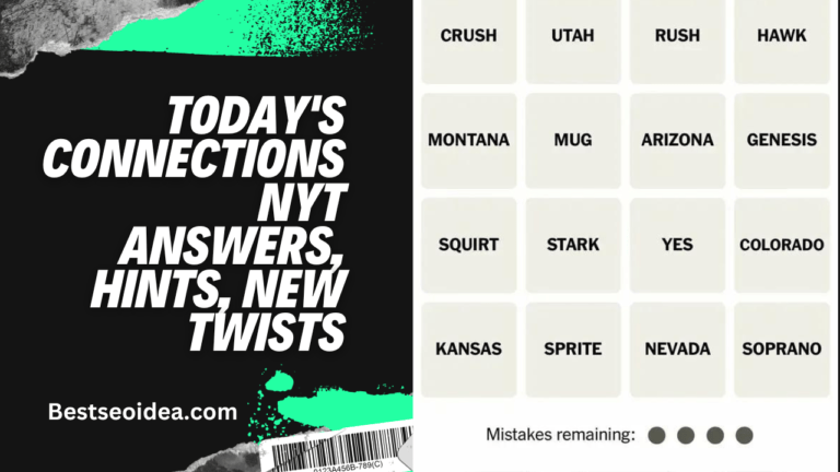 Today's Connections NYT Answers: Best Hints And New Twist for Tomorrow ...