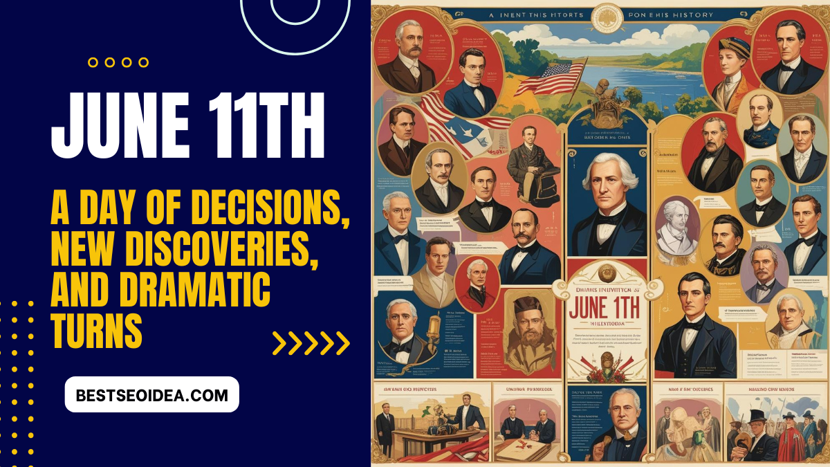 June 11th: A Day of Decisions, New Discoveries, and Dramatic Turns
