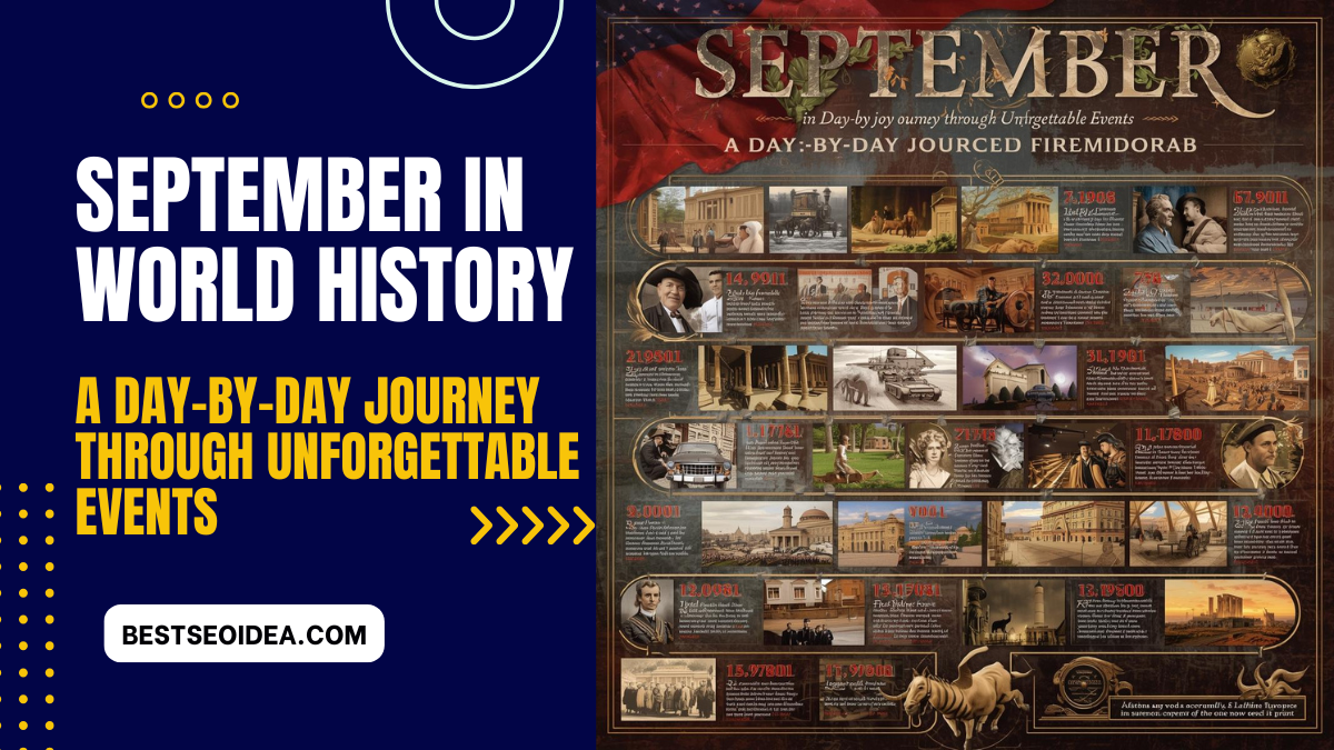 September in World History: A Day-by-Day Journey Through Unforgettable ...