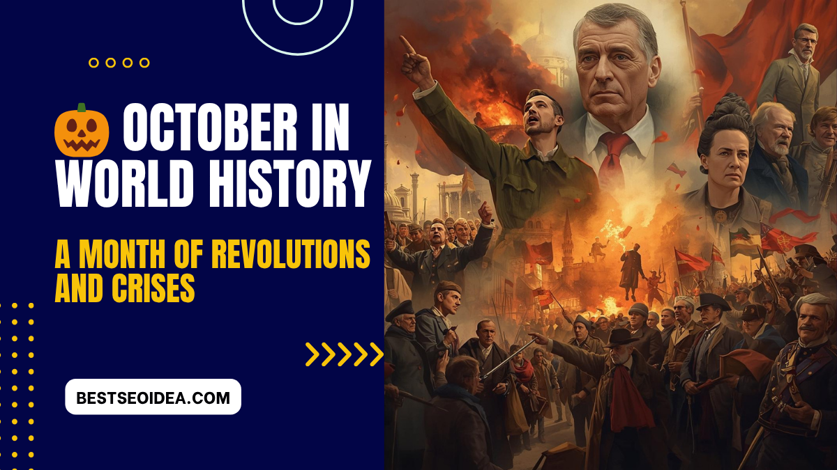 🎃 October in World History: A Month of Revolutions and Crises